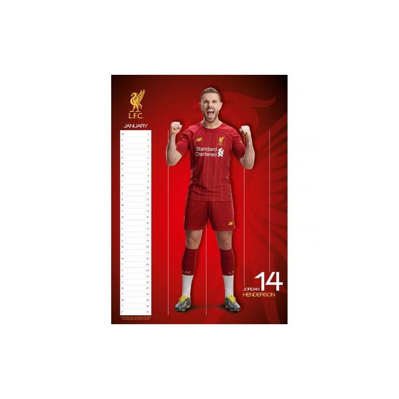 Velký kalendář 2020 Liverpool FC - Sportmoda.cz